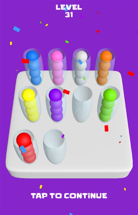 sorting balls 3d sort it all low mb games apk for android download