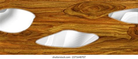 White Epoxy Resin Panel Walnut Texture Stock Illustration 2371648707 Shutterstock