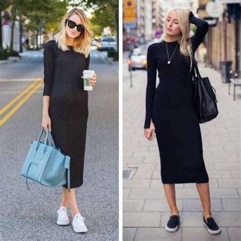 20 Maneras De Combinar Un Vestido Negro Básico