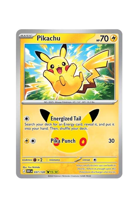 Pokémon Tcg Novo Booster 30th Anniversary Celebration De 30 Anos