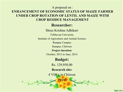Enhancement Of Economic Status Of Maize Farmer Under Crop Rotation Of Lentil And Maize With Crop