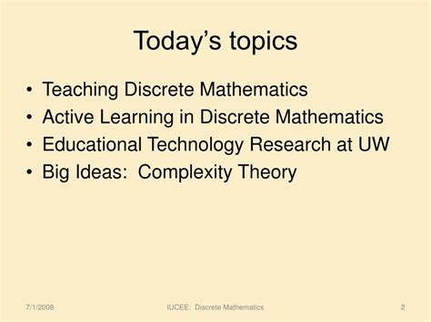 Ppt Discrete Mathematics Powerpoint Presentation Free Download Id264639