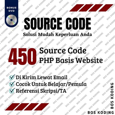 Jual Source Code Program Aplikasi Sistem Informasi Berbasis Website