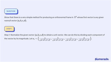 Solvedshow That There Is A Very Simple Method For Producing An