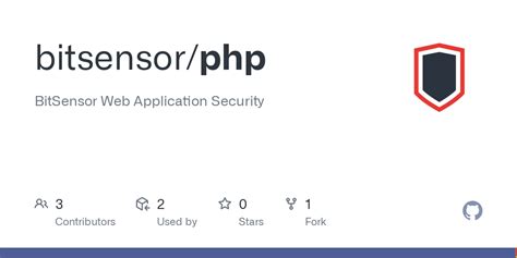 github bitsensor php bitsensor web application security