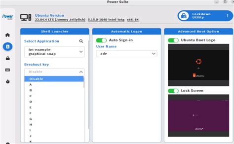 Power Suite Ubuntu X86lockdown Utilityshell Launcher Ess Wiki
