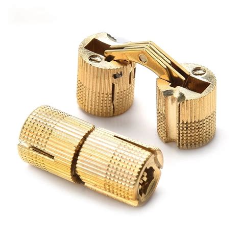 180 Degree Concealed Brass Barrel Hinge Drawer Window Cupboard Cabinet