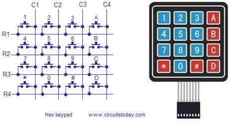 Interfacing Hex Keypad To Arduino Full Circuit Diagram Theory And Program