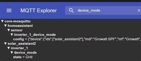 MQTT Sensor Unknown Solar Assistant Device Mode Home Assistant Community