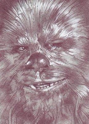 Chewie Pencil Drawing