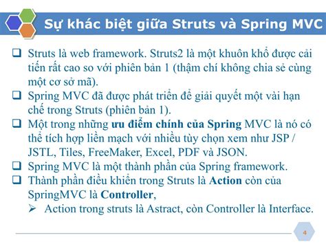 Bài Giảng Công Nghệ Java Bài 5 Struts Và Spring Framework Nguyễn