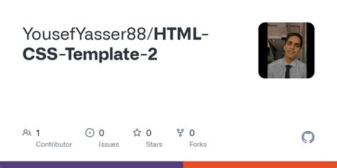 Github Yousefyasser Html Css Template