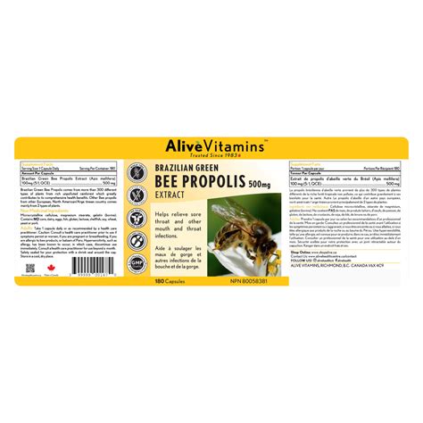 Brazilian Green Bee Propolis Extract Shopaliveca
