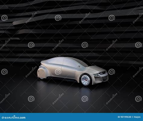 Autonomous Vehicle Isometric Flowchart Vector Illustration CartoonDealer