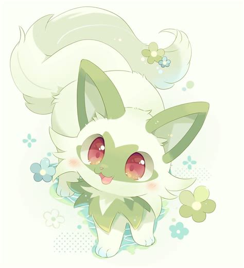 Sprigatito Pokemon Drawn By Ushiina Danbooru