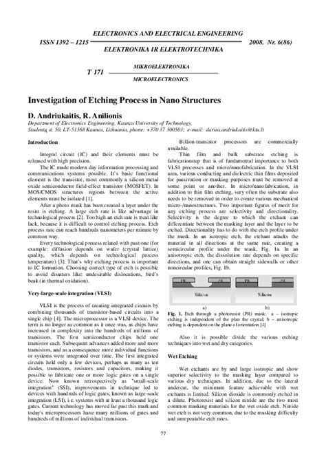 pdf investigation of etching process in nano structures