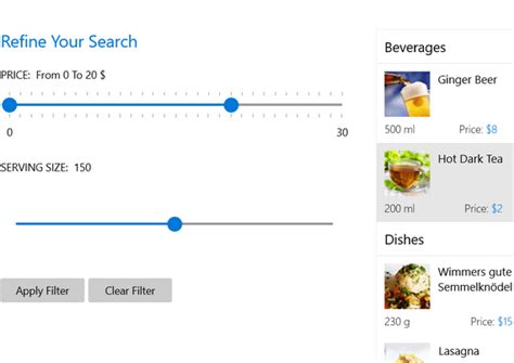 winui rangeslider control telerik ui for winui