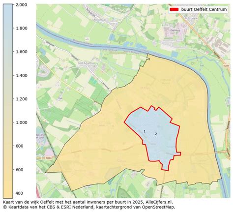 Buurt Oeffelt Centrum Gemeente Land Van Cuijk In Cijfers En Grafieken