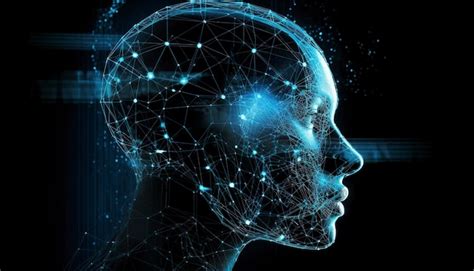 Premium Ai Image Artificial Intelligence A Humanoid Cyber Human With A Neural Network Thinks