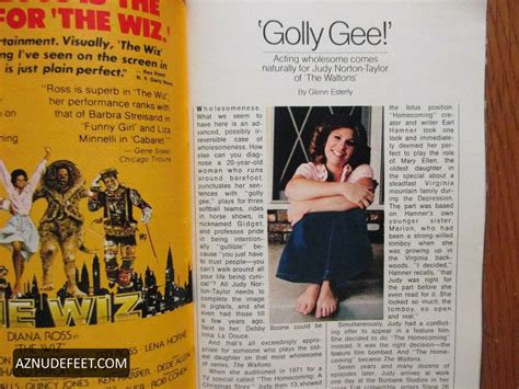 Judy Norton Feet Aznudefeet