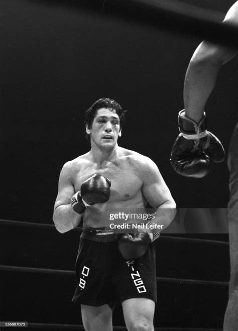 Oscar Bonavena In Action Vs Muhammad Ali During Fight At Madison