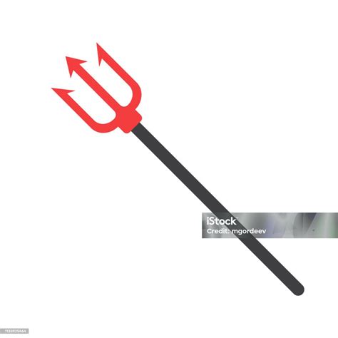 트라이던트 고립 트라이던트 데빌 플랫 해왕성 빨강 벡터 트라이던트 삼지창 창에 대한 스톡 벡터 아트 및 기타 이미지 삼지창 창 0명 골동품 Istock