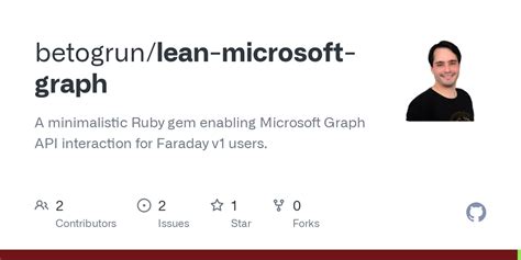 GitHub Betogrun Lean Microsoft Graph A Minimalistic Ruby Gem