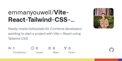 Github Emmanyouwellvite React Tailwind Css Boilerplate