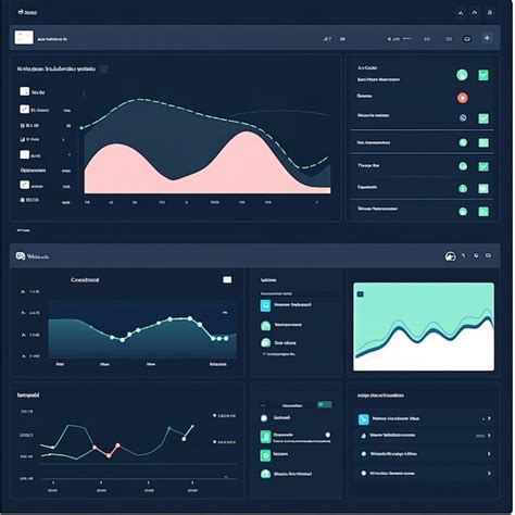 an email marketing dashboard with open and clickthrough rates premium
