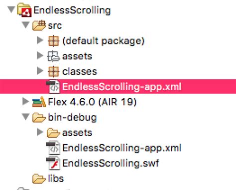 Actionscript 3 How To Edit Application Descriptor In Flash Builder 4