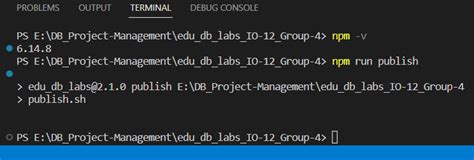 Nodejs Npm Run Publish Doesnt Do Anything When I Push Repository