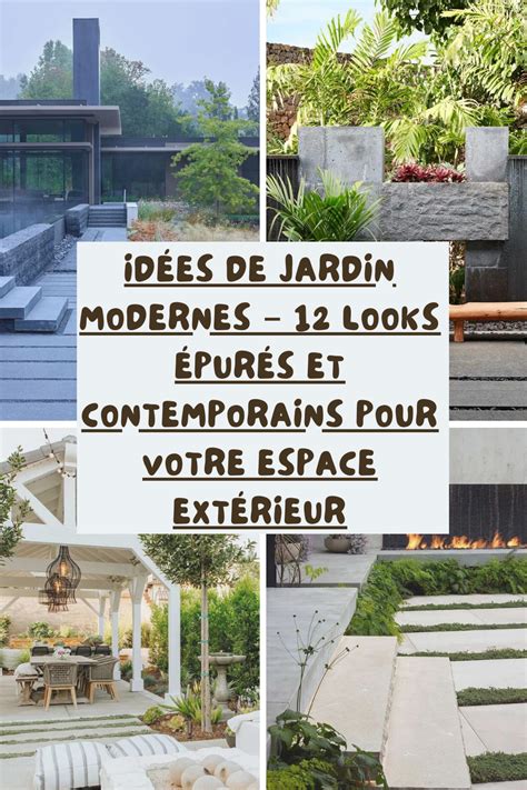 12 Looks Epurés Pour Un Jardin Moderne Aménagement Paysager Simple Jardin Moderne Jardin