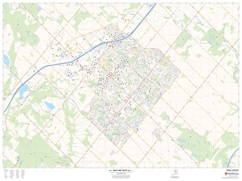 Milton Ontario Postal Code Map Map Of Kingston Ontario Large And