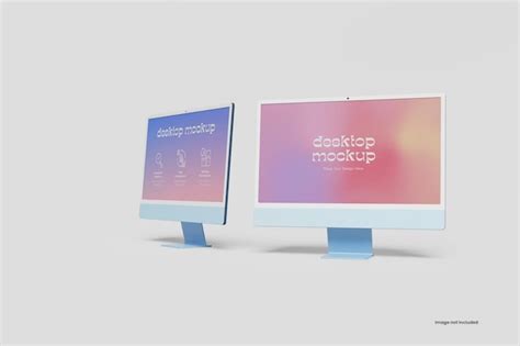 Premium Psd Desktop Monitor Mockup