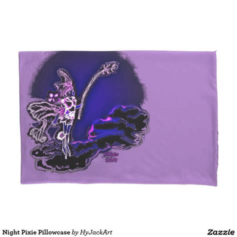Night Pixie Pillowcase Personalized Pillow Cases Blue Pillow Cases