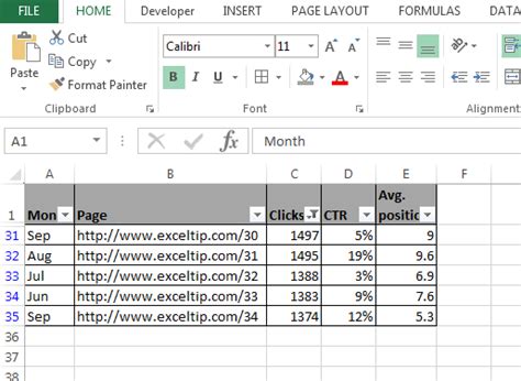 Cómo filtrar los datos en Excel usando VBA