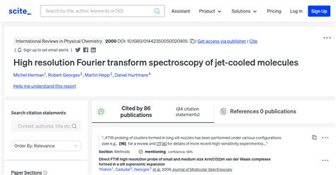 High Resolution Fourier Transform Spectroscopy Of Jet Cooled Molecules