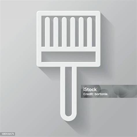 그림판 종이 여윔 회선 인터페이스 아이콘크기 긴 Shadow 3차원 형태에 대한 스톡 벡터 아트 및 기타 이미지 3차원 형태 그늘 그레이 스케일 Istock