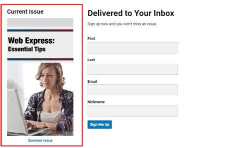 Current Issue Block Web Express Support