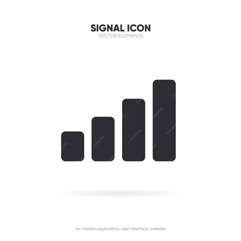 Premium Vector 3d Mobile Phone Interface Icon Connection And Signal