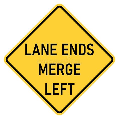 Lane Merge Sign Stock Illustrations 315 Lane Merge Sign Stock Illustrations Vectors And Clipart