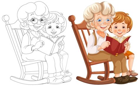 Immagini Di Libro Colorare Nonni Nipoti Download Gratuiti Su Freepik