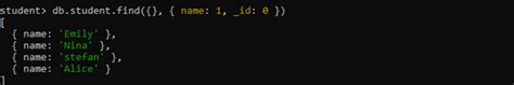 MongoDB Select Single Field From Documents In A Collection Spark By Examples