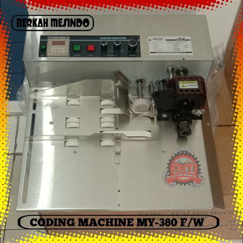 Jual Solid Ink Coding Machine My 380 Fw Cetak Expired Date Shopee Indonesia
