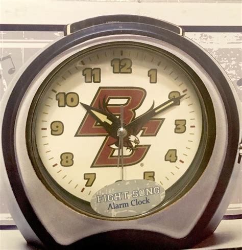 Boston College Eagles Collegiate Fight Song Alarm Clock Ncaa Dorm