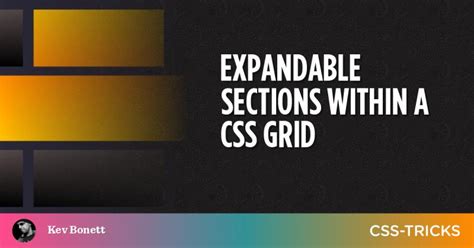 Steve Fenton On Linkedin Expandable Sections Within A Css Grid