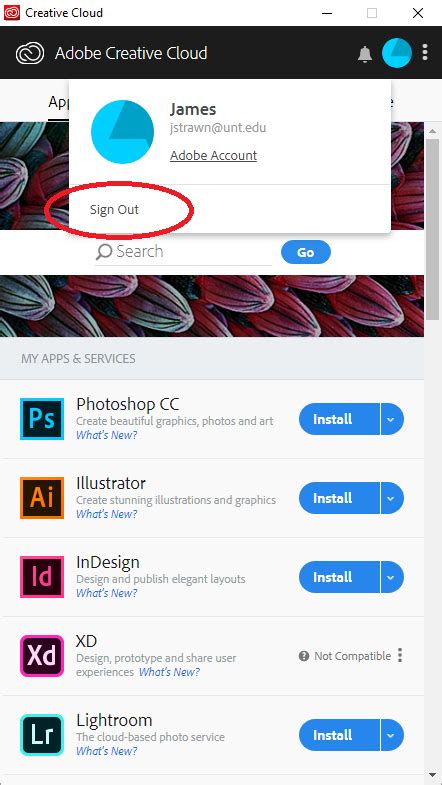 Adobe Cc Application Manager For Windows Computing For Arts Sciences