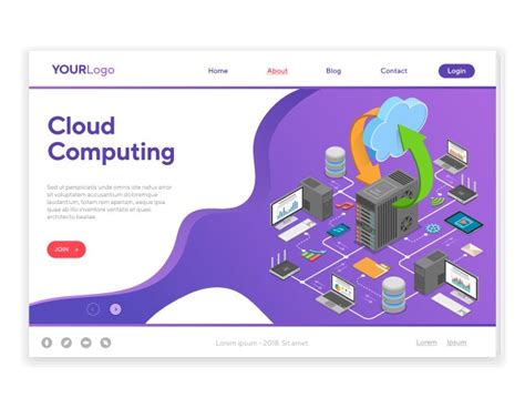 Data Network Technology Isometric Royalty Free Vector Image