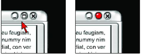 An Example Application Of Active Cursor In A Graphical User Interface