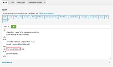 How To Make A Mailchimp Contact Form With Contact Form 7 Cf7 Skins Blog
